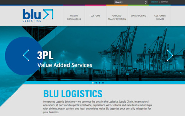 Blu Logistics cria novo site para facilitar a comunicação com os ...